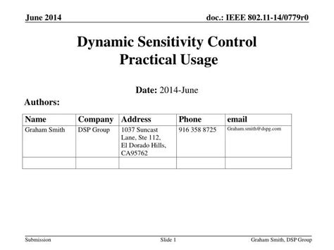 PPT Dynamic Sensitivity Control Practical Usage PowerPoint Presentation ID 2565934