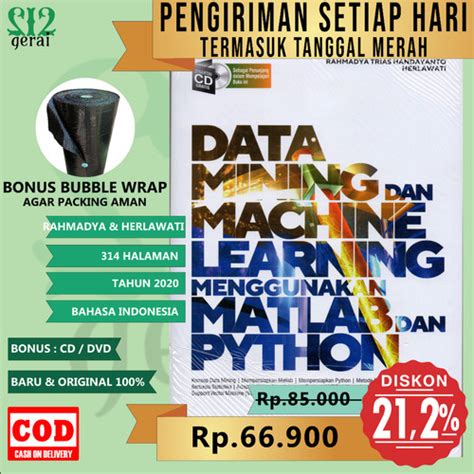 jual buku data mining dan machine learning menggunakan matlab dan
