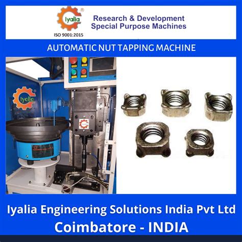 Automatic Nut Tapping Machine Iyalia Engineering Solutions India Priva Coimbatore