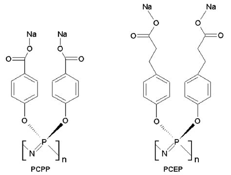 12 Chemical Structures Of Pcpp And Pcep Polymers Download