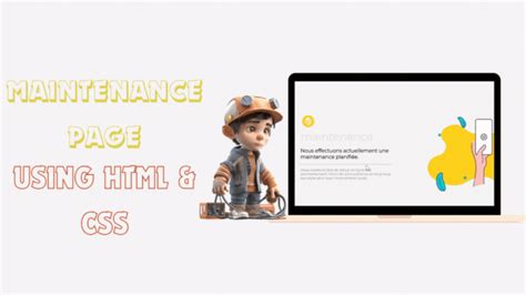 Maintenance Page Using Html And Css
