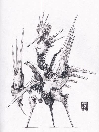 Necro Tech Jabberwock Inspired By The Works Of M Tumbex