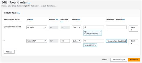 deploying meraki vmx in a transit vpc with aws cloud wan tunnel less