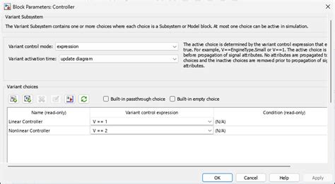 Create A Simple Variant Model Matlab And Simulink