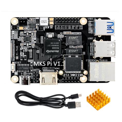 Mks Pi 64 Bit Board For Klipper Raspberry Pi Replacement 1224v