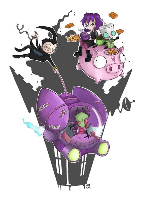 Invasion Some Zim Fan Art I Made A While Back To Celebrate Enter The