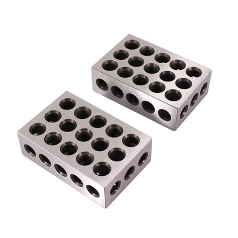 Mm Ultra Precision Parallel Blocks Set Holes Iron