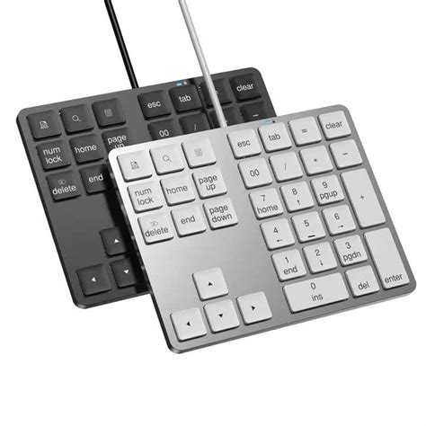 Portable Ergonomic Teclado Numpad Custom Numpad Office Usb Keyboard Luxury Keyboard Number Pad