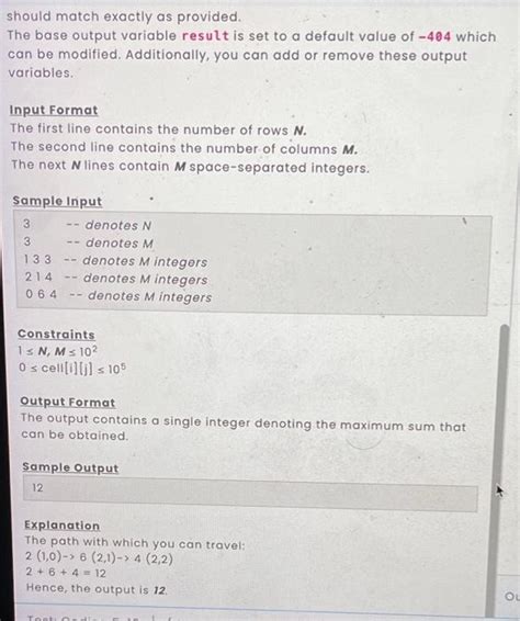 solved dynamic programming maximum sum you are given a n m