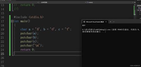 字符输入输出函数 输出babe三个字符 CSDN博客