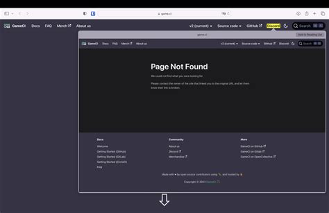 Discord Page Not Found · Issue 368 · Game Cidocumentation · Github