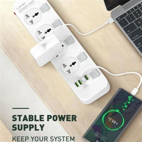 Jual Steker Colokan Listrik Ldnio Sc Universal Power Socket Usb