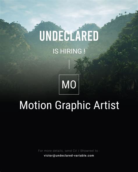 Hiring Motiongraphic Creativejourney Undeclared Variable