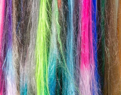 Premium Photo Colorful Hair Extensions