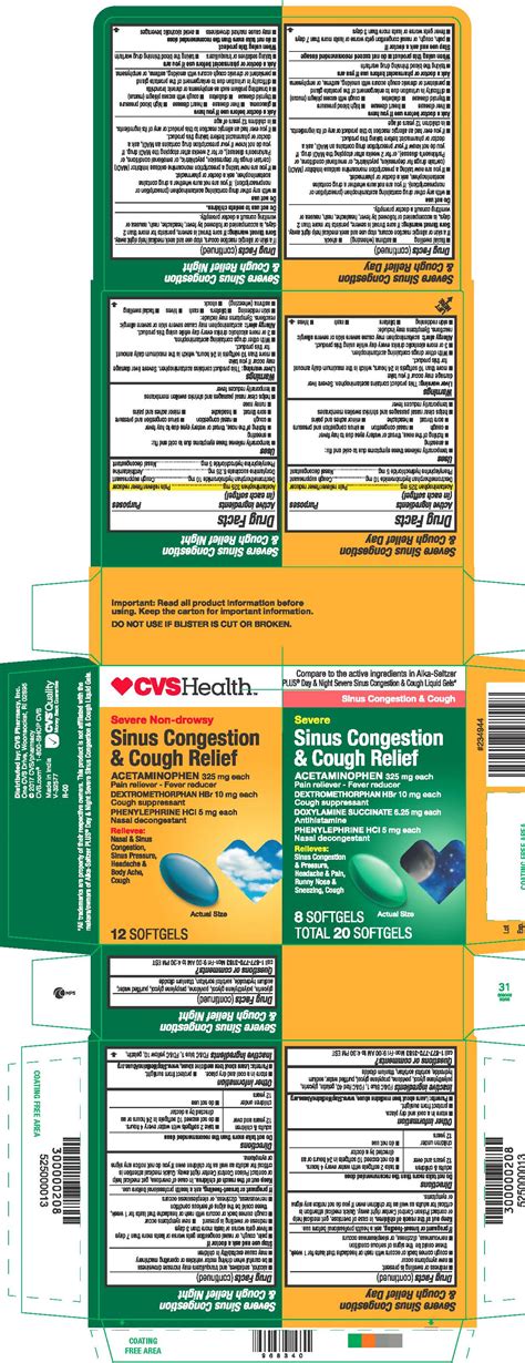 Dailymed Acetaminophen Dextromethorphan Hbr Doxylamine Succinate Phenylephrine Hcl Capsule