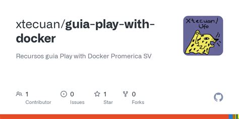 GitHub Xtecuan Guia Play With Docker Recursos Guia Play With Docker Promerica SV