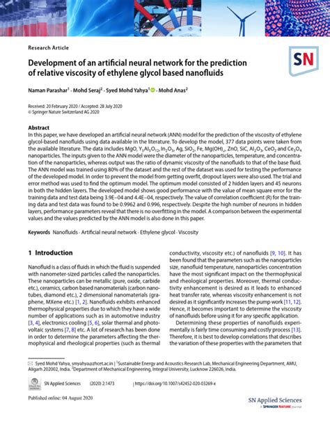 Artificial Neural Network Engine Cooling Pdf Physical Chemistry Building Engineering