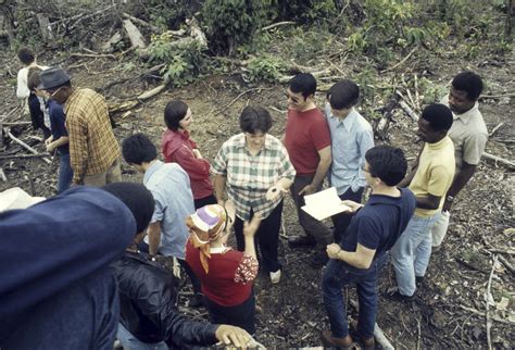 Peoples Temple Members With Jim Jones Visiting New Site Of Jonestown