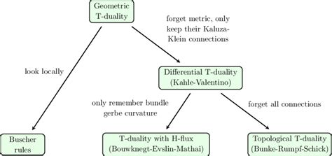 A Schematic Overview About The Various Versions Of T Duality Considered Download Scientific
