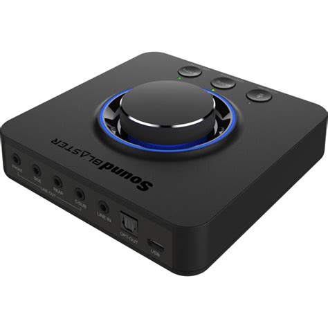 Creative Sound Blaster X3 geluidskaart Zwart