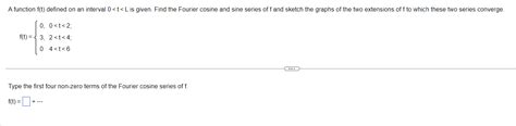 solved a function f t defined on an interval 0