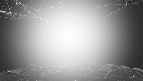 Premium Photo Abstract Gray Background With A Connected Network Of