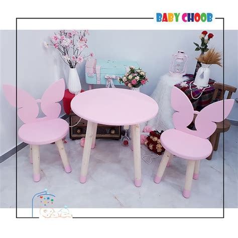 میز و صندلی طرح خرگوش بی بی چوب