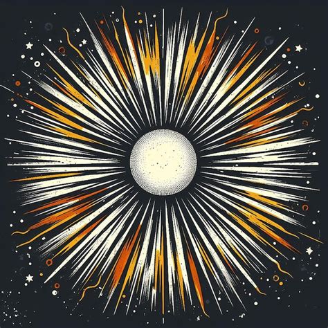 Premium Photo Grunge Sunburst Background