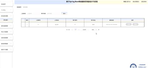 基于SpringBoot Vue家政服务系统 计算机源码 软件工程专业源码成品 小熊源码网