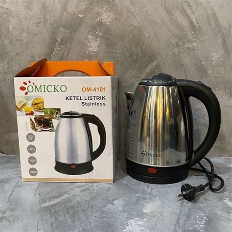 Jual Omicko Teko Pemanas Air Elektrik Kettle Electric 2 Liter Shopee