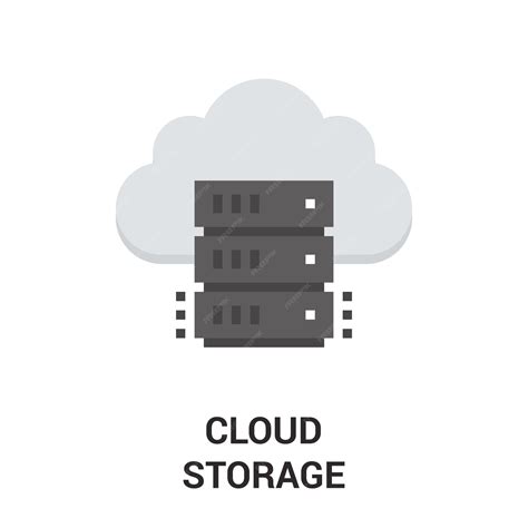 Premium Vector Cloud Storage Icon