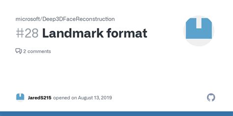 Landmark Format · Issue 28 · Microsoft Deep3dfacereconstruction · Github