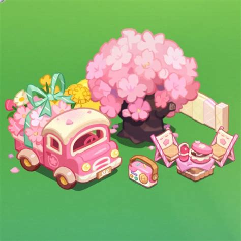 Springtime Blossom Picnic Party In Cookie Run Kingdom Fragrant Flower