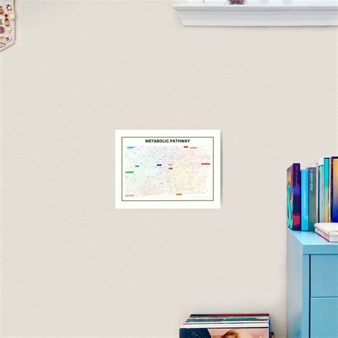 Metabolic Pathway Map Photographic Print For Sale By Sciencestores