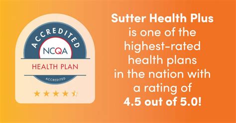 Sutter Health Plus Earns High Marks For Quality Service Vitals