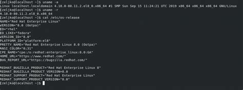 How To Check Red Hat Os Version And Update Os It Blog