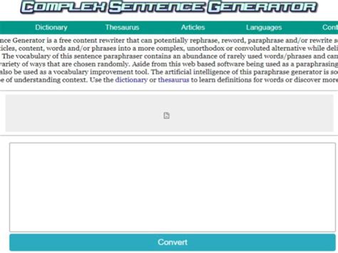 Complex Sentence Generator 7 Tools To Build Good Statements