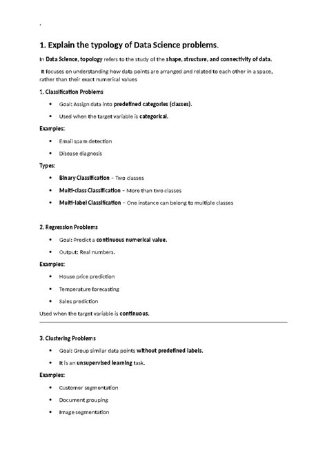 Data Science Problems And Optimization Techniques Ds Modul 2 Studocu