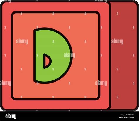 Alphabet Cube Block Toy Stock Vector Image And Art Alamy