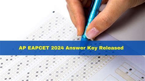 AP EAPCET 2024 Answer Key Released Check Engineering Agriculture Pharmacy Solutions