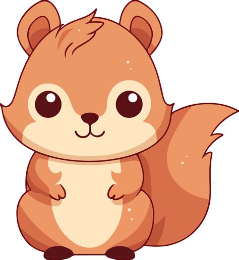 Cute Squirrel Clipart Design Illustration 46339918 Png