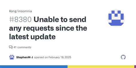 Unable To Send Any Requests Since The Latest Update · Issue 8380