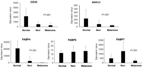 Expression Of Genes Related To Lipid Handling And The Obesity Paradox In Melanoma Database