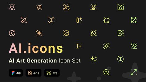 Ai Icons Ai Art Generation Icon Set Figma