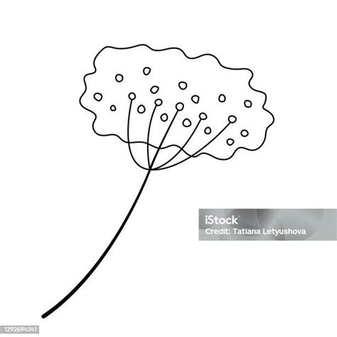 벡터 일러스트 귀여운 여름 꽃 식물성 손으로 그린 낙서 꽃 요소 풍선 티셔츠 메모장 색칠 공부 책 페이지의 초대장 인사말 카드