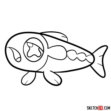 How To Draw Wishiwashi A Splash Into Pok Mon Art