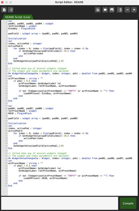 How To Use Radio Buttons To Recall Gp Presets Of A Plugin And Then Control Those Buttons Via