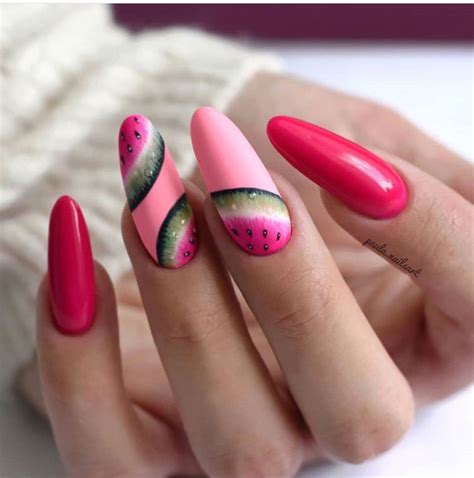 50 Dainty Fruit Nails Perfect For Summer The Glossychic Fruit Nail