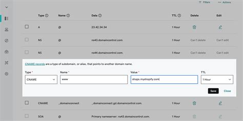 shopify help center connecting a godaddy domain to shopify