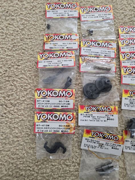 Yokomo 2015 Bd7 Parts Lot R C Tech Forums